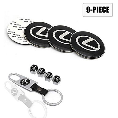 Fengsong 4 Pcs Set 65mm for Lexus Emblem Wheel Center Hub Caps Cover ...