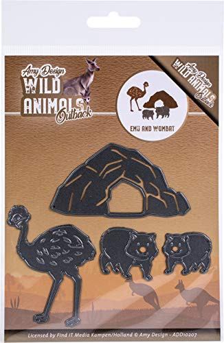 Amy Design Amy DES Dies EMU/Wombat, Emu and Wombat, Wild Animals ...