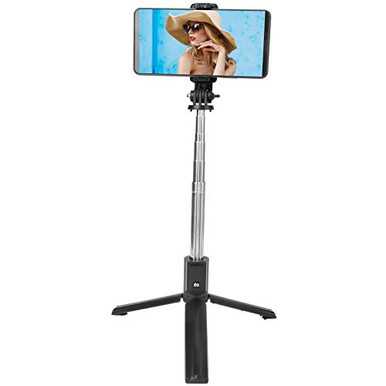Foldable Selfie Stick, 360 Rotation Bluetooth Selfie Stick Tripod with ...
