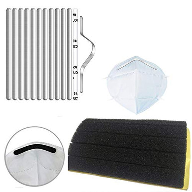 Aluminum Metal Nose Bridge Strips 50pcsplusNose Pad Sponge 50pcs, Anti ...