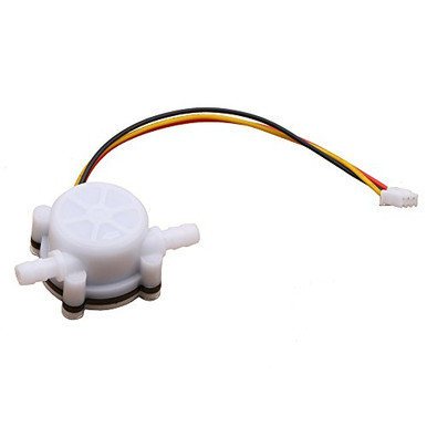 White Coffee Machine Flow Meter Water Flow Sensor Connected 6mm Hose ...