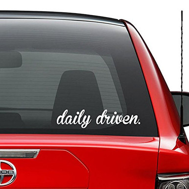 Daily Driven Kanji Writing Japanese JDM Vinyl Decal Sticker Car Truck ...