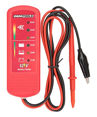 OEMTOOLS 24367 12V Battery Tester Tests The Health of Auto Batteries ...