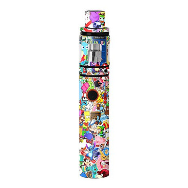 Skin Decal Vinyl Wrap for Smok Stick V8 Pen Vape stickers skins cover ...