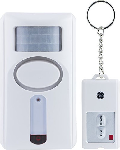 GE Personal Security Motion Sensing Alarm with Keychain Remote, 120dB ...