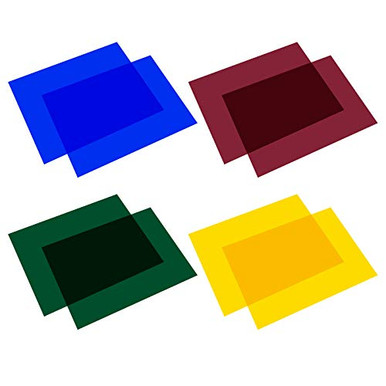 Selens 8 Pieces 16x20 inches Lighting Gels Photo Lights Gel Filters ...