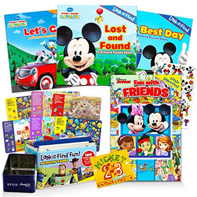 Disney Look and Find Books Set Kids Toddlers - 4 Pack Look and Find ...