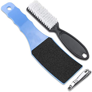 Foot Rasp File, Double-Sided Pedicure Grater/Pumice Stone/Scrubber for ...