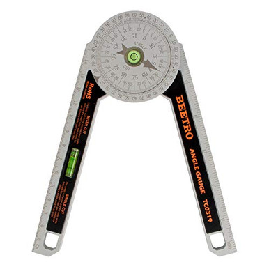 BEETRO Miter Saw Protractor, Perfect Molding Angle Gauge with Two ...