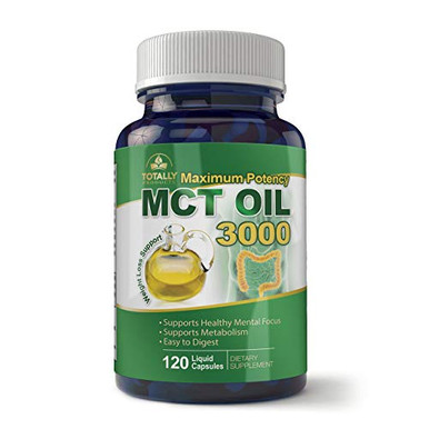Maximum Potency 100percent Pure MCT Oil Capsules 3000 mg I for Improved ...