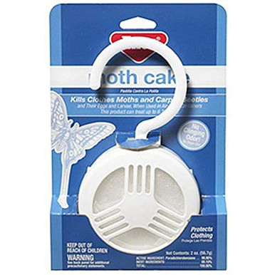 Enoz Moth Cake Kills Clothes Moths, Carpet Beetles, and Eggs and Larvae ...