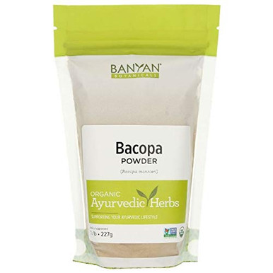 Banyan Botanicals Bacopa Powder, 1/2 Pound - USDA Organic - Bacopa ...