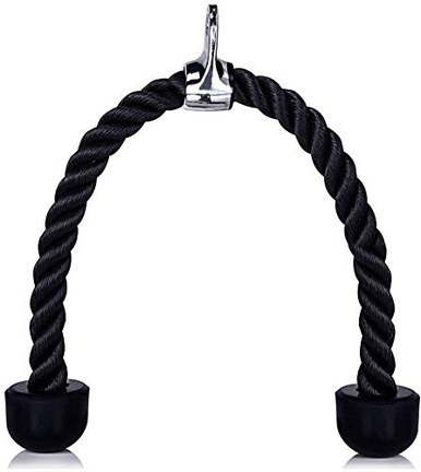 Risefit Heavy Duty Tricep Rope Pull Down 27 inches Nylon Rope,Fitness ...