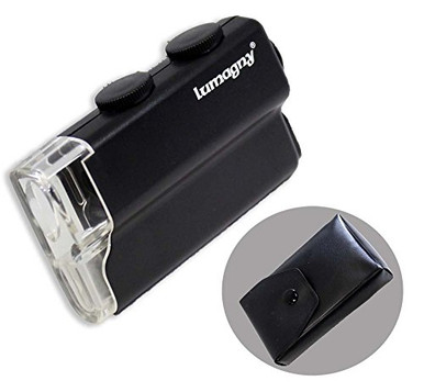 84 X 48 X 19mm, Mini Hand-Held Microscope With 60X To 100X Power and ...