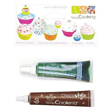 Liquid food coloring tube 20 g Green plus Edible chocolate pen ...