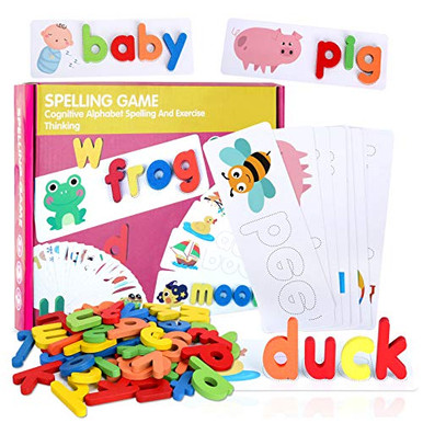JONEG See and Spell Matching Letter Toy, Preschool Learning Educational ...