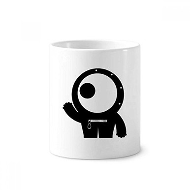 Universe Alien Monster Cyclops Alien Toothbrush Pen Holder Mug Ceramic ...