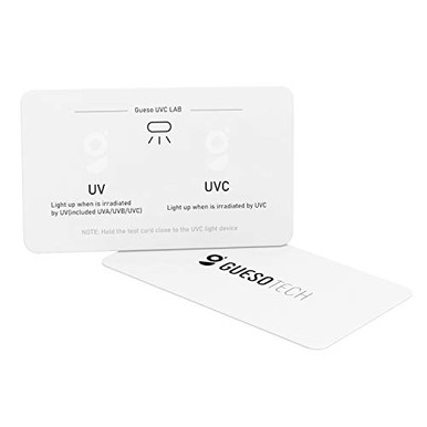 GUESO UV Test Card, Premium UV-C Test Card UV Sanitizer Test Strips for ...