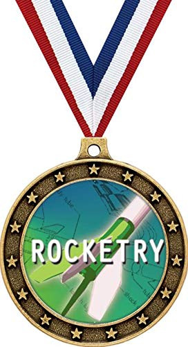 Science Fair Gold Medals - 2 1/2 inch Universe Star Rocketry Science ...