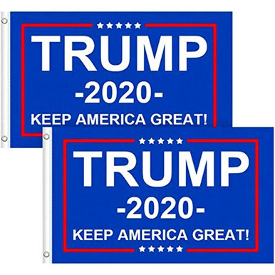 YHMWAX Donald Trump Flags 2 Pack Trump 2020 Flag Keep America Great ...