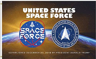 WORUIJIA United States Space Force Banner Flag 3x5 Ft-Polyester Vivid ...