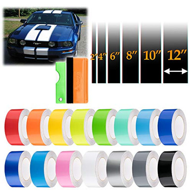 EZAUTOWRAP Free Tool Kit 4 inch Wide 20FT Long Gloss Glossy Light Blue ...