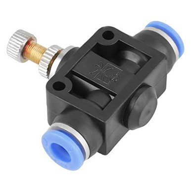 10Pcs/Set Pneumatic Flow Speed Valve Air Valve Pneumatic Hose 6mm ...