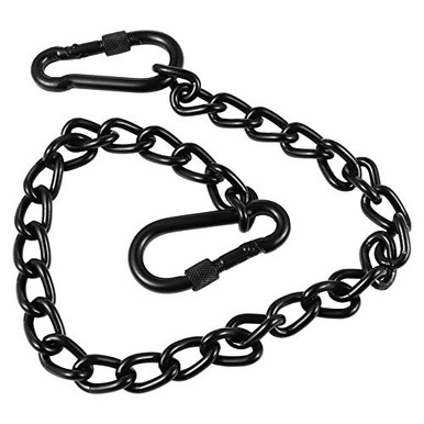 YARNOW Swing Chains Stainless Steel Link Chain with Two Carabiners for ...