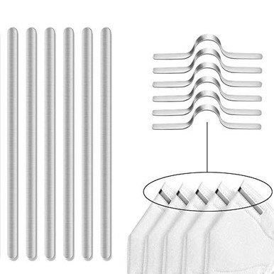 Aluminum Strips Nose Wire, Nose Bridge for Mask, 3.54inch Flexible ...