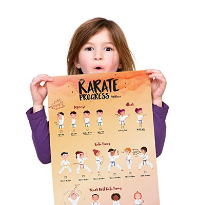Karate Checklist Poster - Japanese Martial Arts Chart for Kids ...