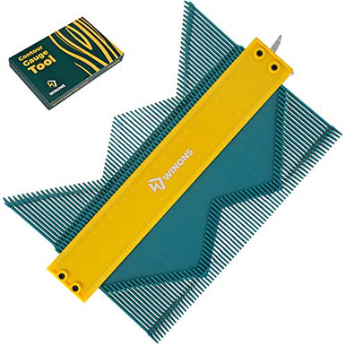 WINONS Contour Gauge WCG-0001, Contour Gauge Profile Tool with 10 Inch ...
