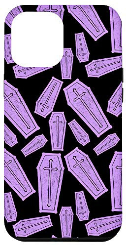 iPhone 12 Pro Max Pastel Goth Coffin Creepy Horror Psychobilly Lavender ...