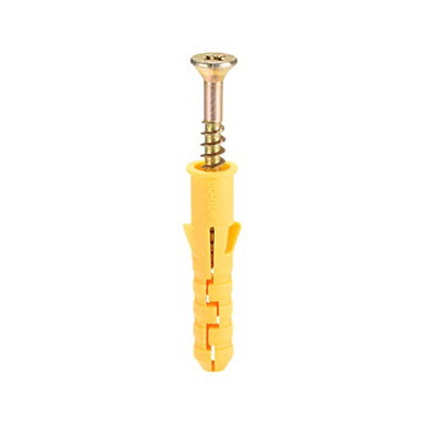 uxcell 10mm x 50mm Plastic Expansion Pipe Column Concrete Anchor Wall ...