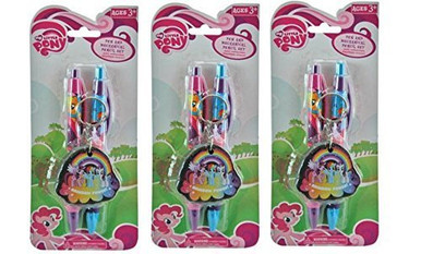 My Little Pony Pen and Mechanical Pencil 2pk on the card x 3 packs ...