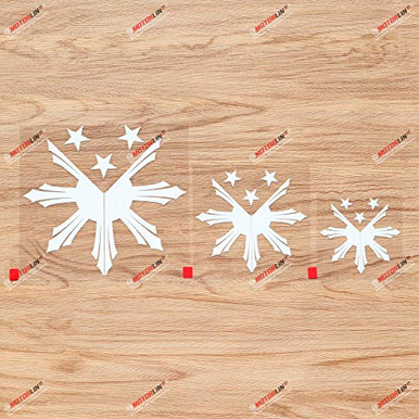 Eight-Ray Sun Stars Philippines Flag Pilipinas Vinyl Decal Sticker - 3 ...