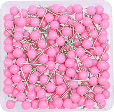 AnMiao Star 1/8 Inch Map Tacks, Push Pins, Plastic Round Head, Steel ...
