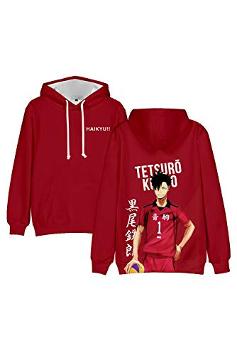 CosplayCos Kuroo Kenma Hoodie Nekoma High Uniform Jacket Jersey Suit ...