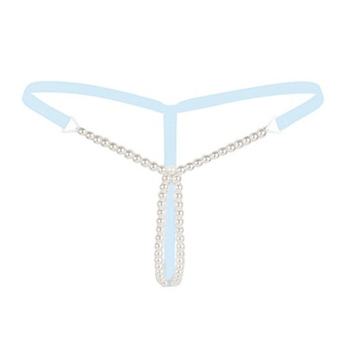 ranrann Womens Sexy Pearls Mini G-String Thongs Underwear T Back ...