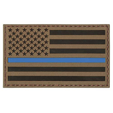 Big 3x5 Coyote Brown Tan Infrared IR USA American Flag Thin Blue Line ...