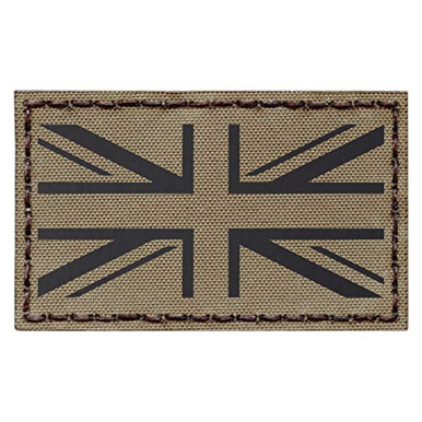 Tactical Freaky Big 3x5 Tan IR UK Union Jack Flag Coyote Brown Infrared ...