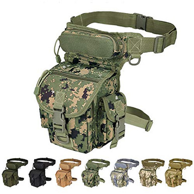 Injoy Multi-Purpose Tactical Drop Leg Bag Tool Fanny Thigh Pack Leg Rig ...