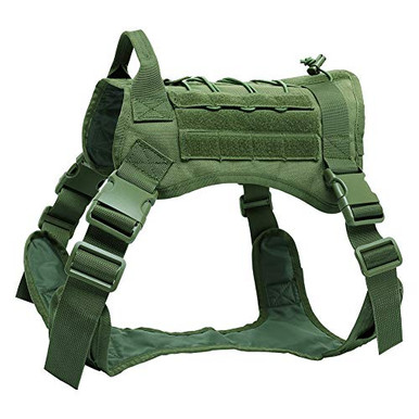 Tanyz Tactical Dog Harness Military Dog Harness with Handle No-Pull ...