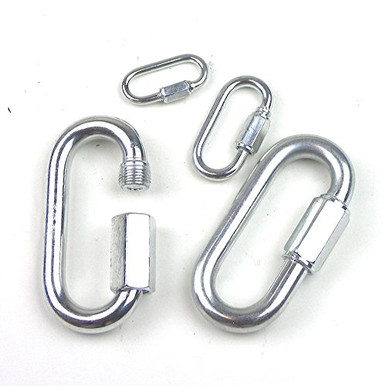Safeland 10pc Set 3/8 inch Wide Open Zinc Plated Quick Link - Chain ...