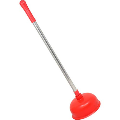 LavoHome Heavy Duty Bathroom Toilet Plunger Suction Cup with Handle Fix ...