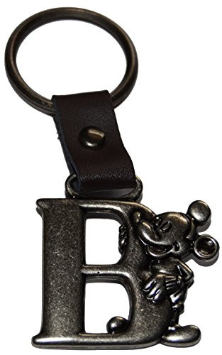 Authentic Disney Mickey Mouse Letter B Pewter Keychain (Key Ring)+ Free ...