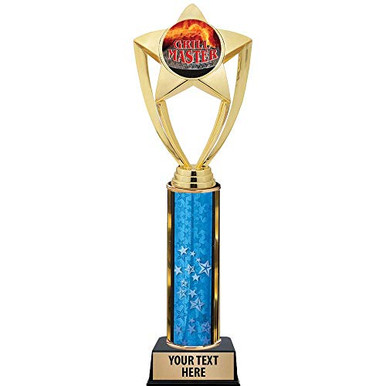 Crown Awards Grill Master Trophies, 11 inch Gold Star Grill Master ...