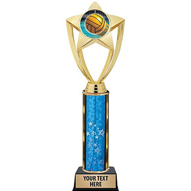 Crown Awards Water Polo Trophies, 11 inch Gold Star Water Polo Trophy ...