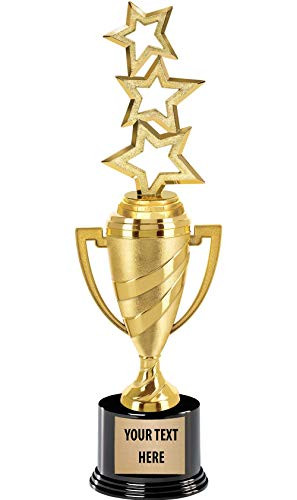 Crown Awards Star Trophy, 13 inch Gold Cup Star Recognition Trophies ...