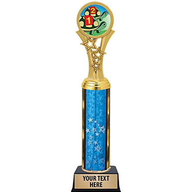 Turtle Race Trophies, 11 inch Blue Stars Turtle Race Trophy Award, Free ...