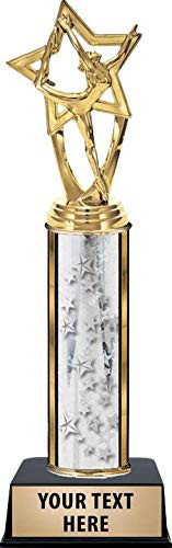 Crown Awards Dance Star Trophies - Personalized Silver Dance Star ...